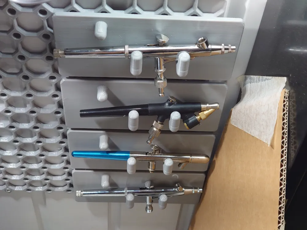 Airbrush holder for Multiboard - Free 3D Print Model - MakerWorld