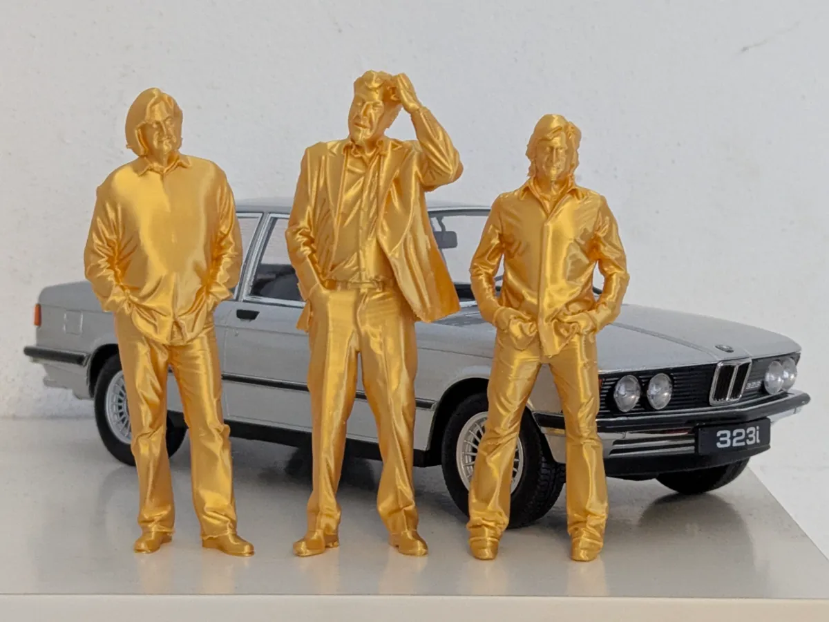 Top Gear Trio 1:18 Clarkson, Hammond, May Figures - Free 3D Print Model ...