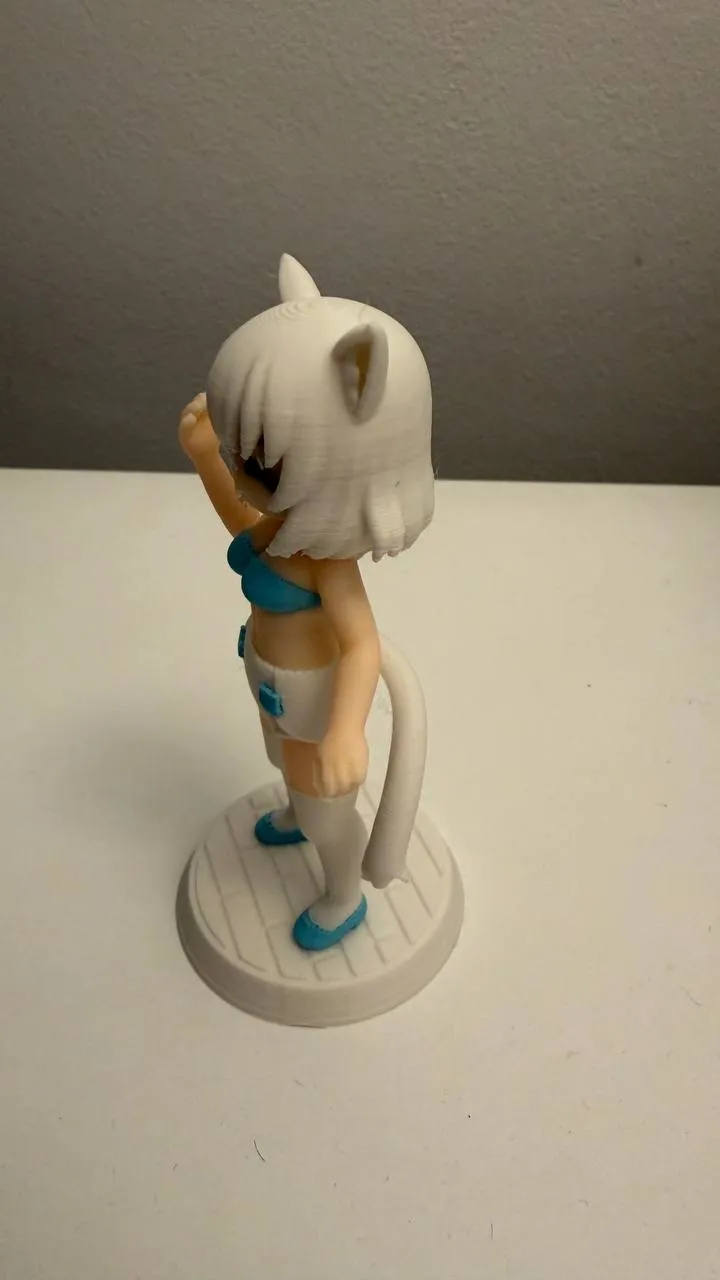 Diapered Catgirl figure - Free 3D Print Model - MakerWorld