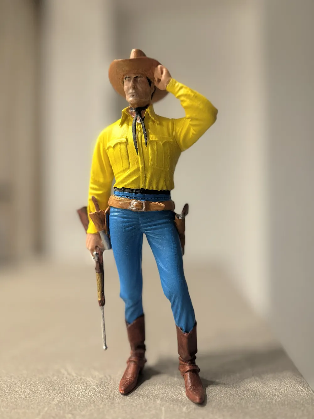 Tex Willer – 3D miniature of the legendary Ranger - Free 3D Print Model ...