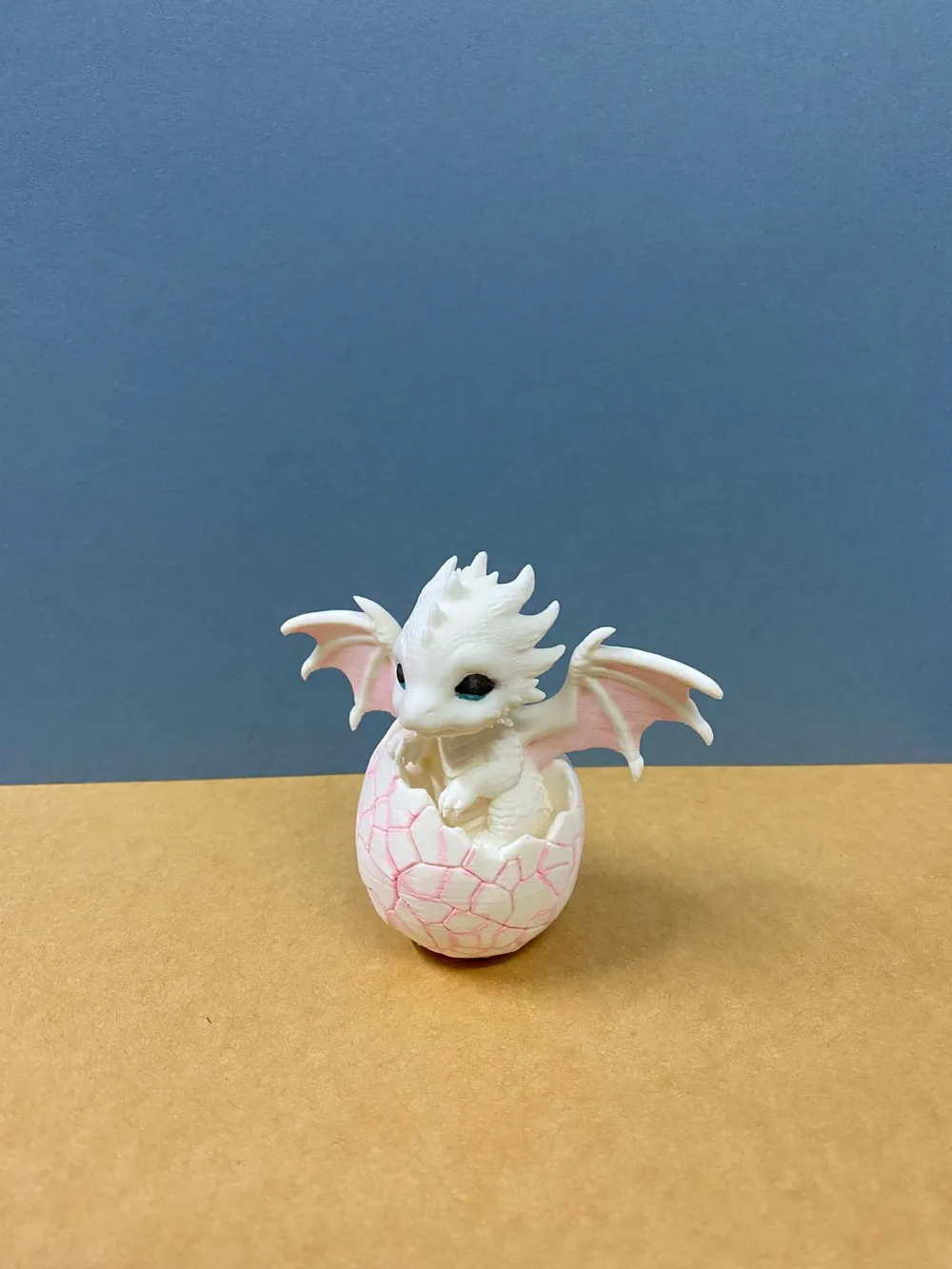 White Baby Dragon - Free 3D Print Model - MakerWorld