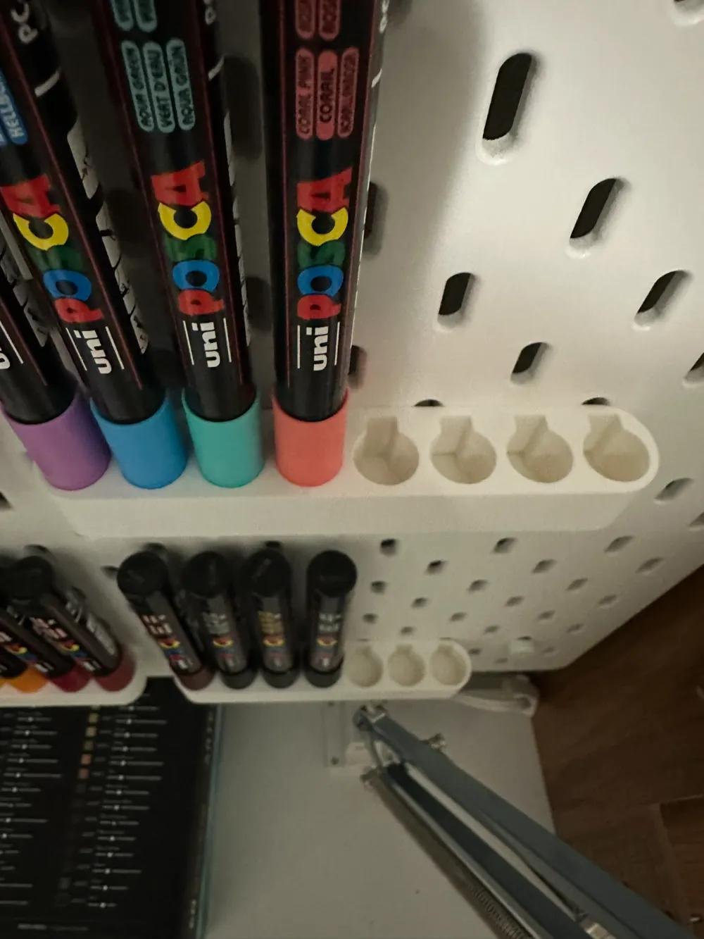Posca 1M + 3M and 5M Marker Holder for IKEA SKADIS by LordByronV ...