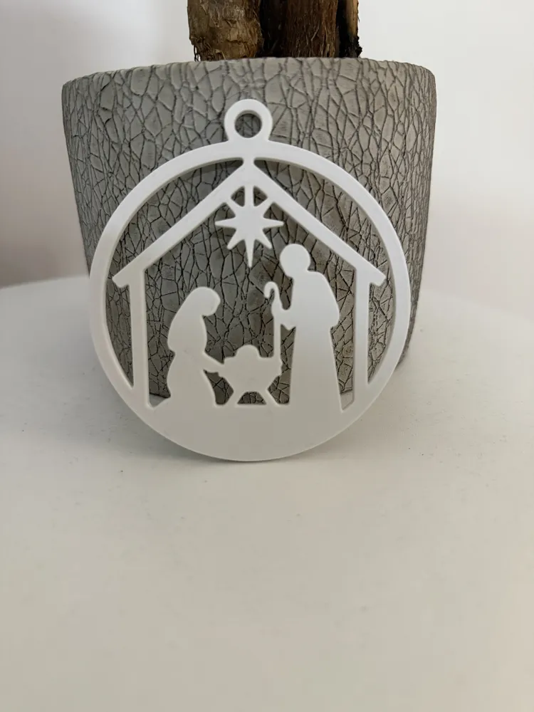 Christmas Ornament – Baby Jesus - Nativity - - Free 3D Print Model ...