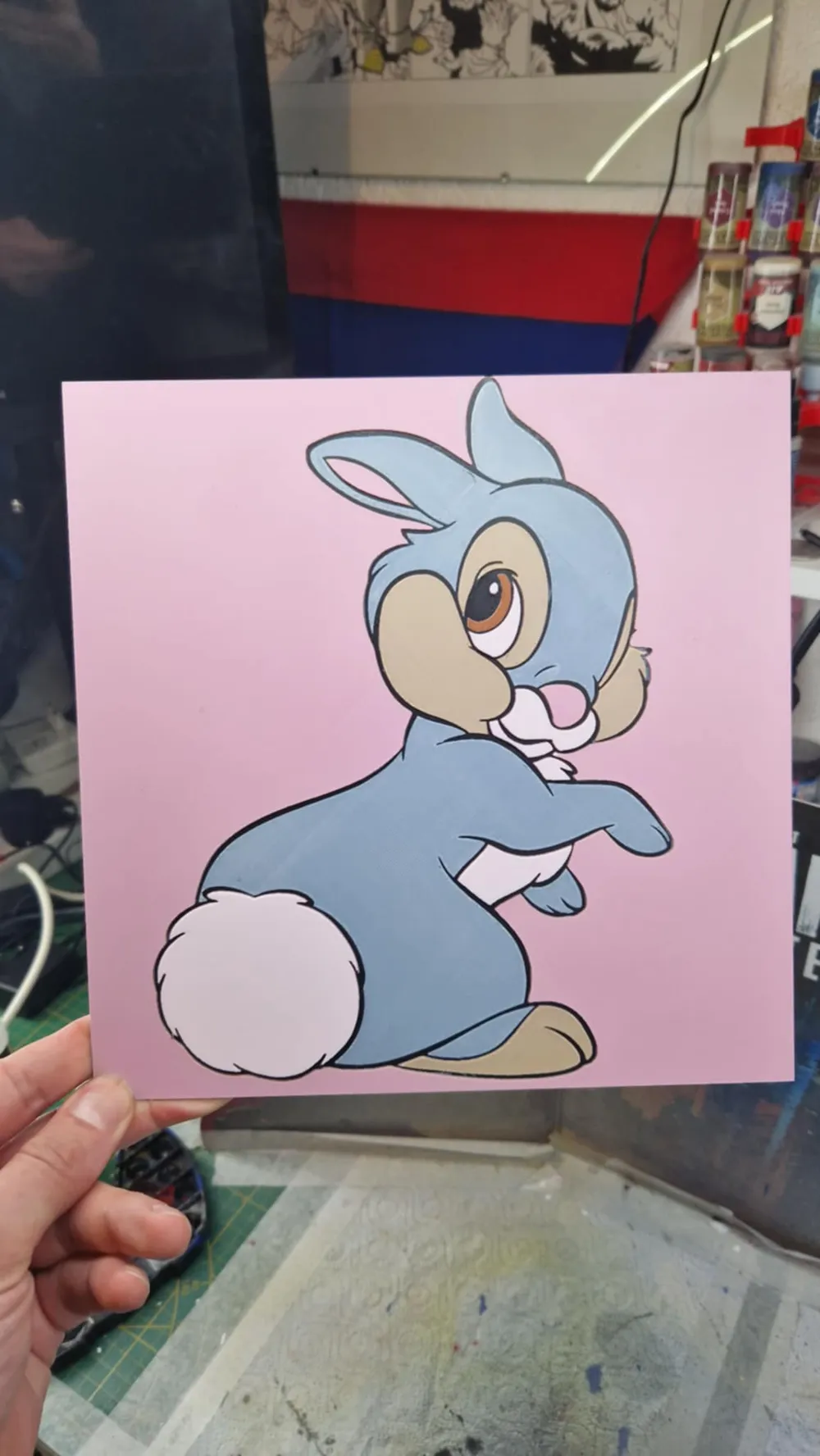 Bambi Hueforge - Thumper - Free 3D Print Model - MakerWorld