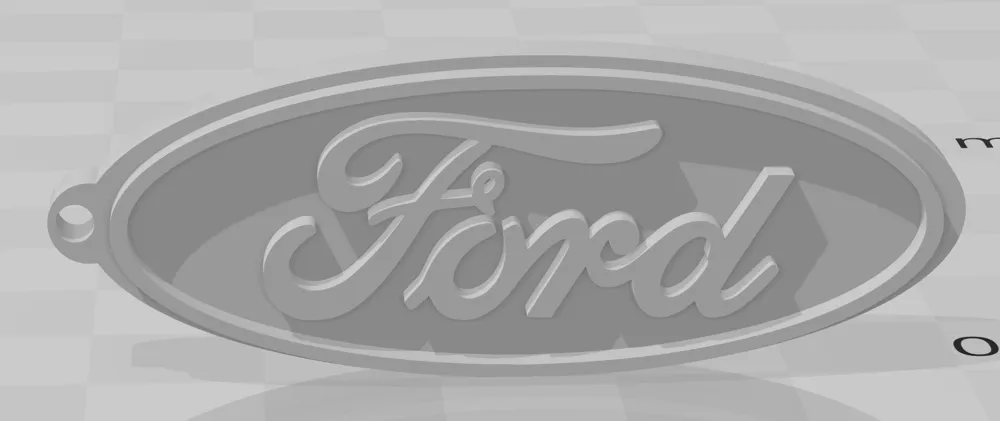 Keychain Ford - Free 3D Print Model - MakerWorld