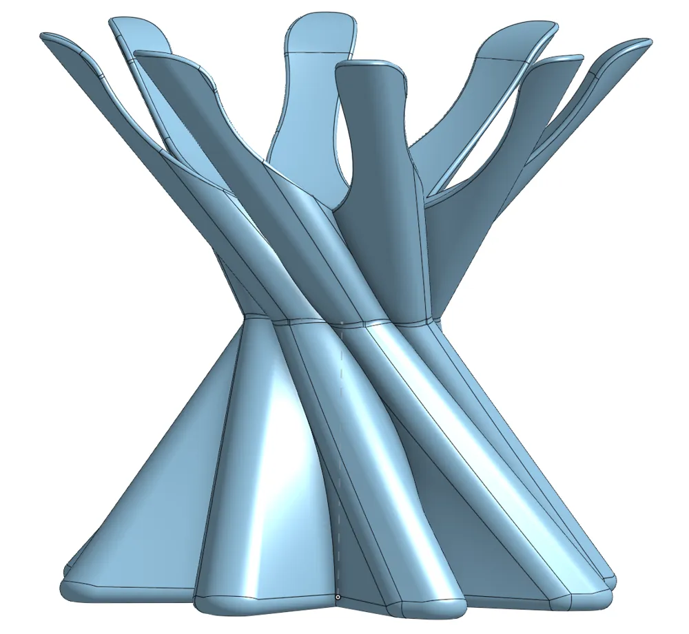 Twisted Hourglass Sphere Stand - Free 3D Print Model - MakerWorld