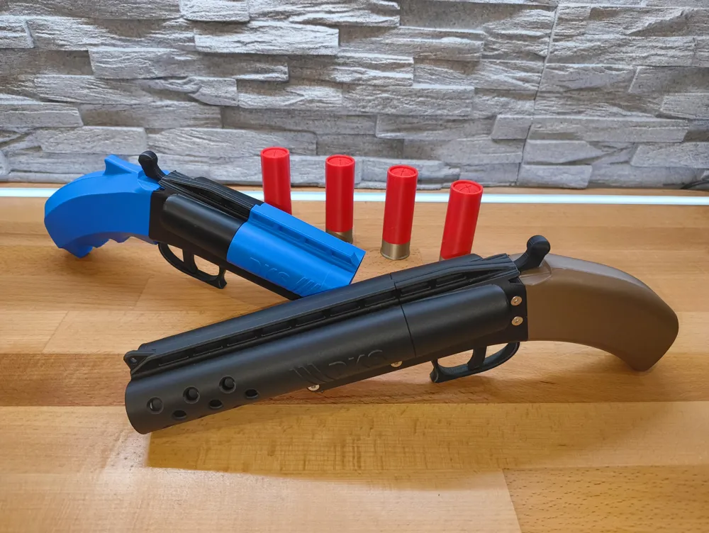 Double-Barreled Toy Shotgun with Function by Domi_DKS MakerWorld ...