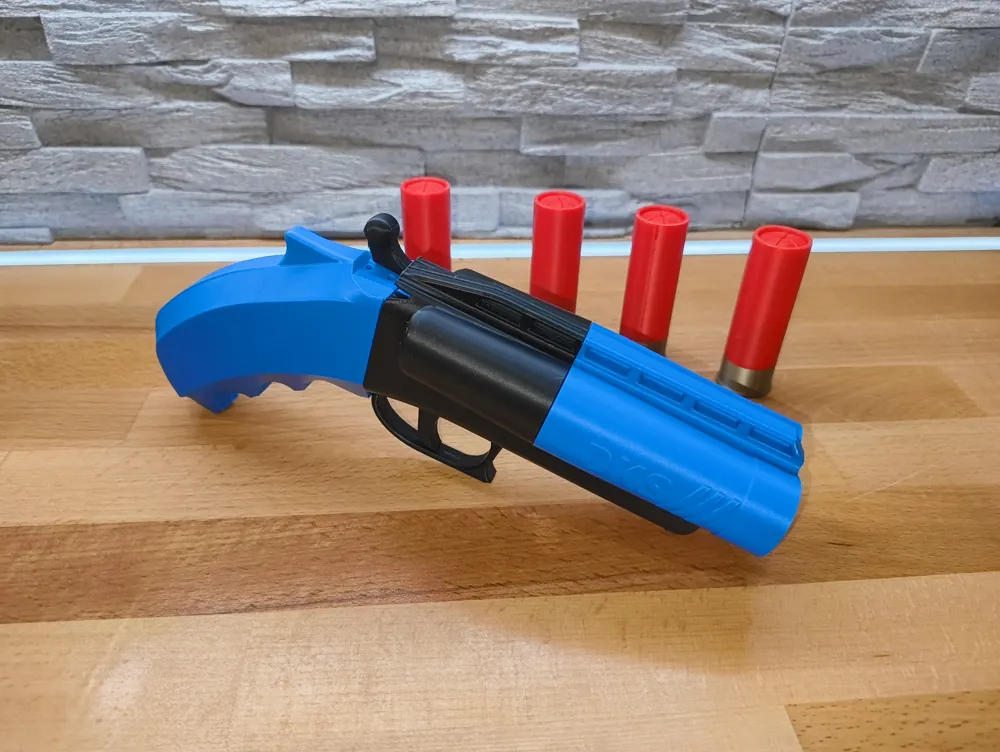 Double-Barreled Toy Shotgun with Function by Domi_DKS MakerWorld ...