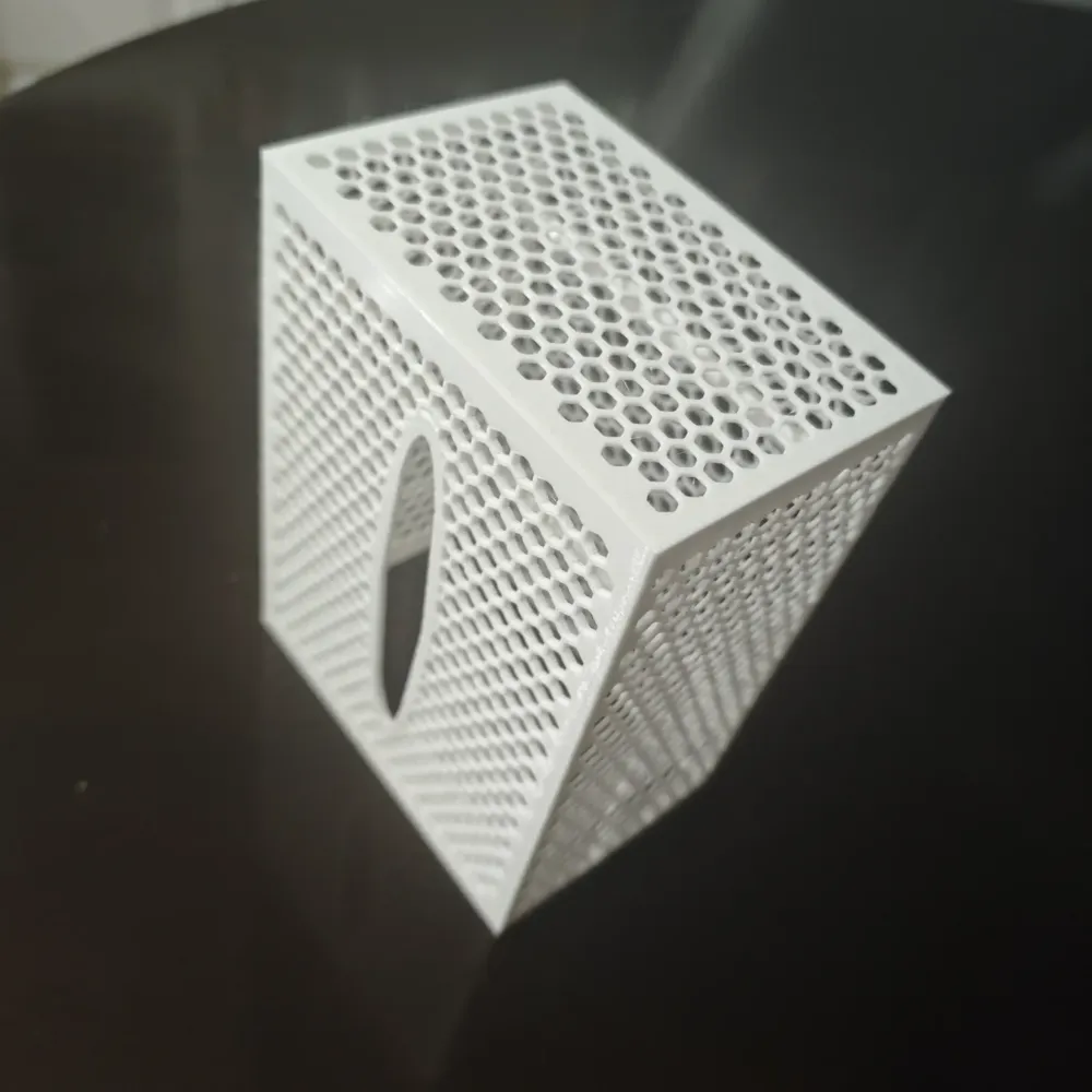 Openwork tissue box, material saving, can be placed vertically ...