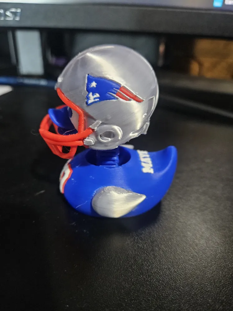 Drake Maye Bobble Head Duck - Free 3D Print Model - MakerWorld