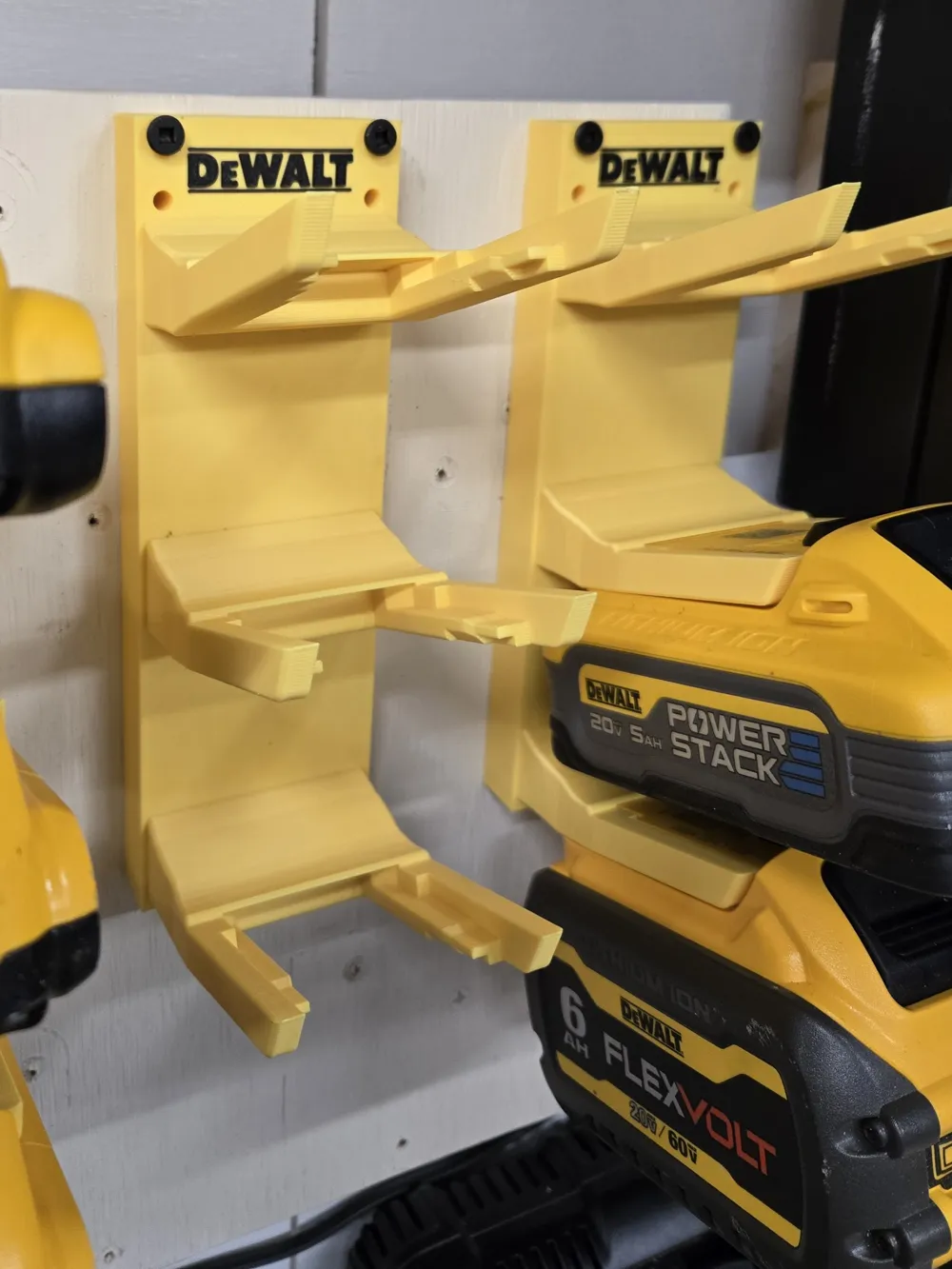 Dewalt Battery Holder Remix - Free 3D Print Model - MakerWorld