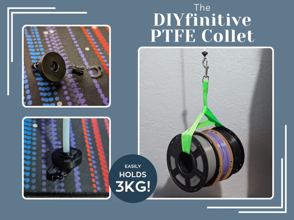 The DIYfinitive PTFE Collet - Free 3D Print Model - MakerWorld
