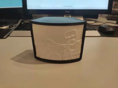 curved Color Lithophane Box by julienk0 - MakerWorld