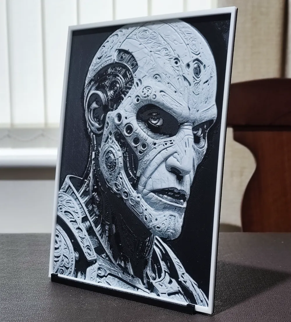 Terminator Evolved - HueForge 3 Color by BoDad - MakerWorld