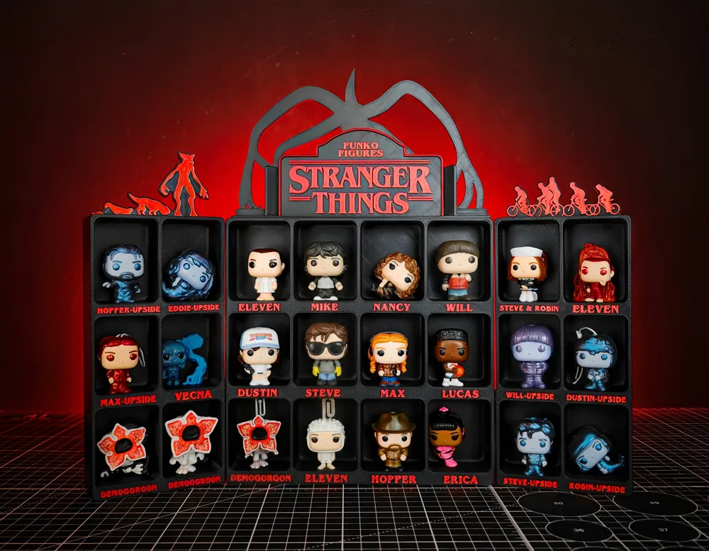 Stranger things - Kinder joy funko pop stand - Free 3D Print Model ...