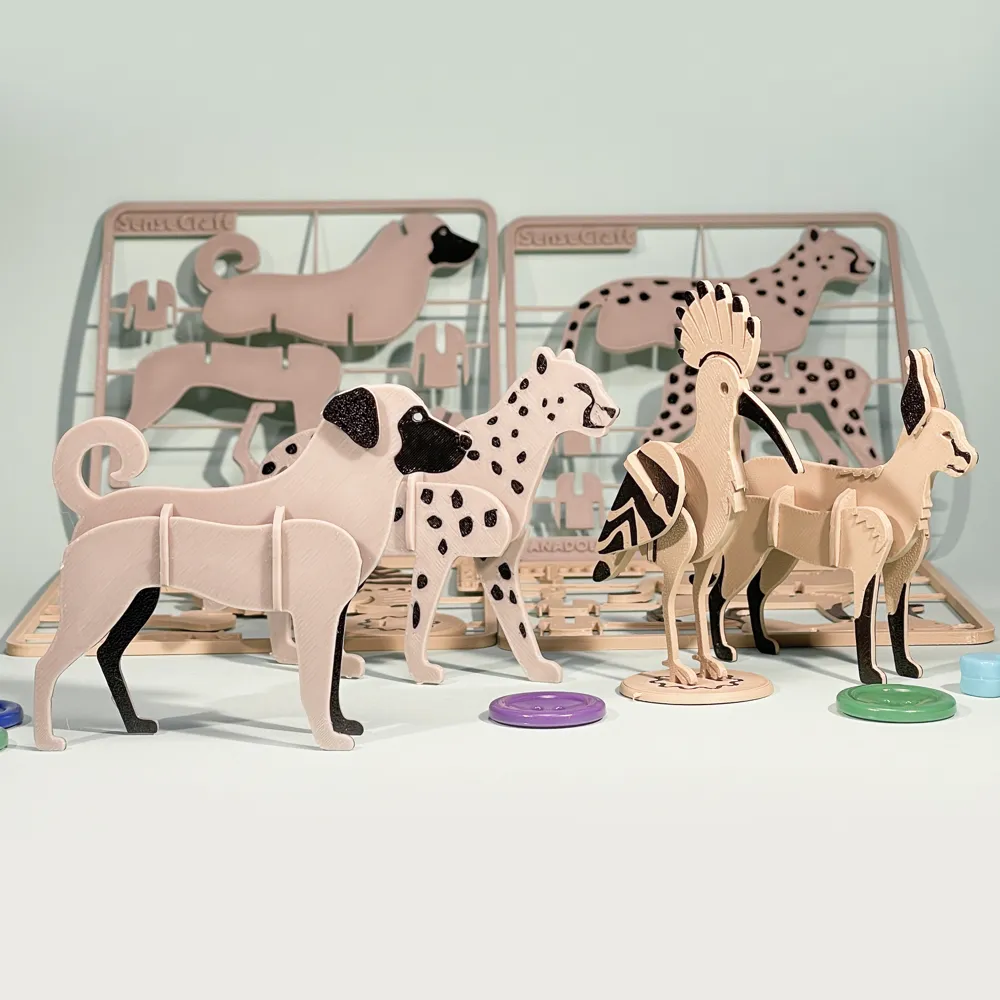 Turkey wild animal kit card series - Free 3D Print Model - MakerWorld