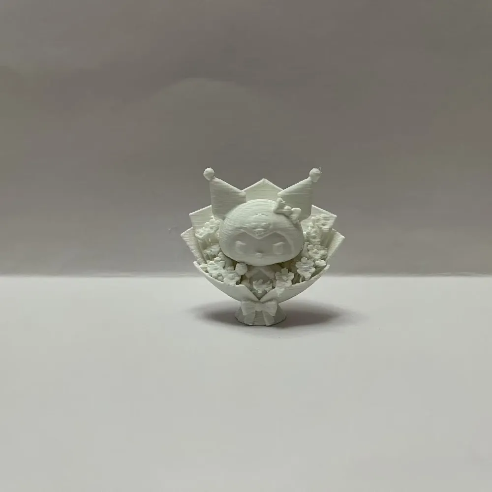 Kuromi - Holding Flowers Series - Cute Sanrio Figurines - Coloring Toy ...