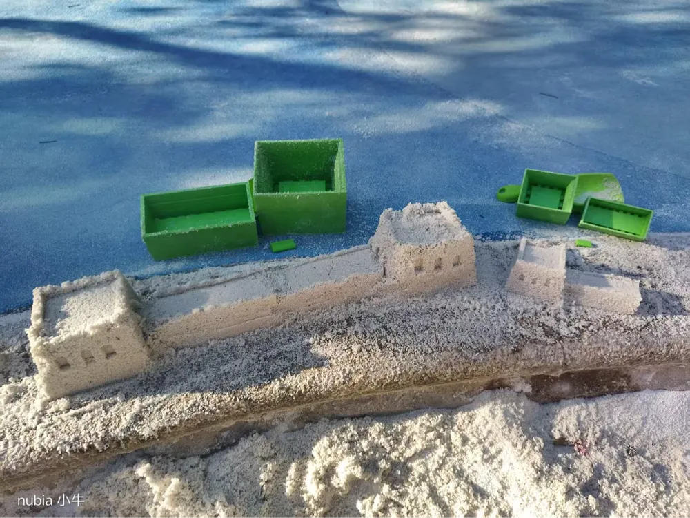 Great Wall Beach Mold长城沙滩模具 - Free 3D Print Model - MakerWorld