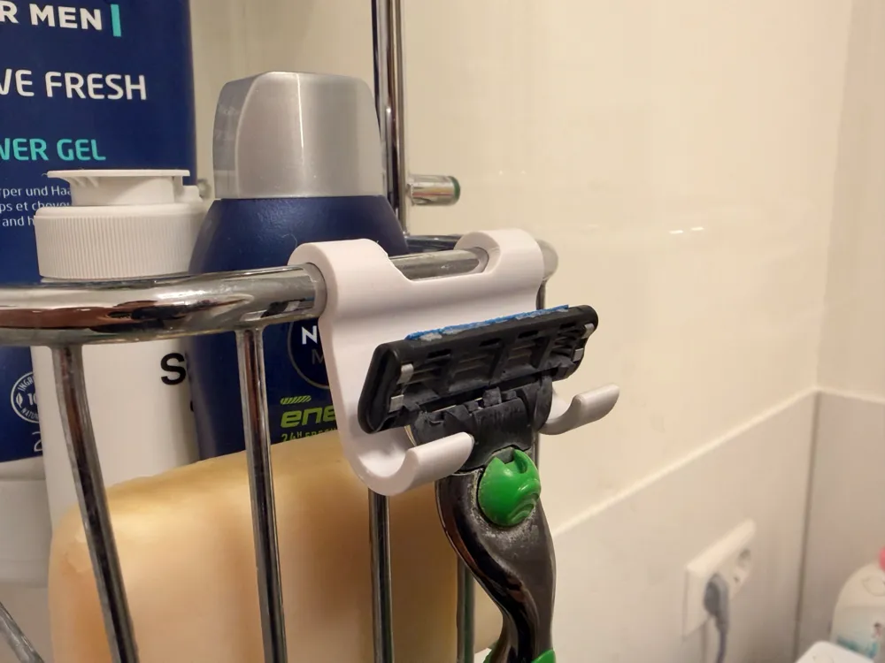 Razor Shower Holder - Free 3D Print Model - MakerWorld
