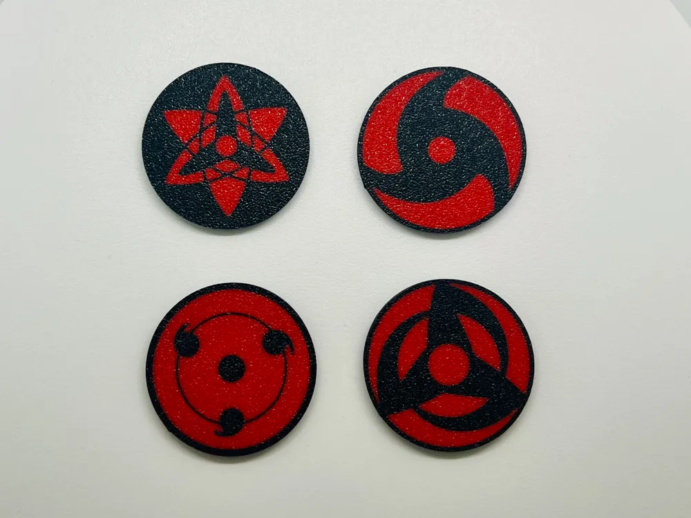 Naruto Sharingan Fridge Magnet by Meshi Studios MakerWorld: Download Free 3D Models