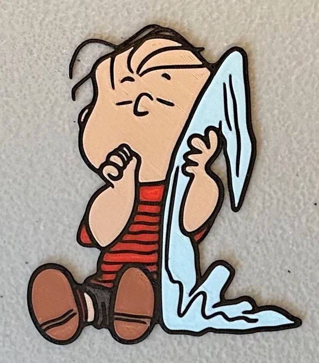 Multicolor Linus Magnet by wotfan - MakerWorld