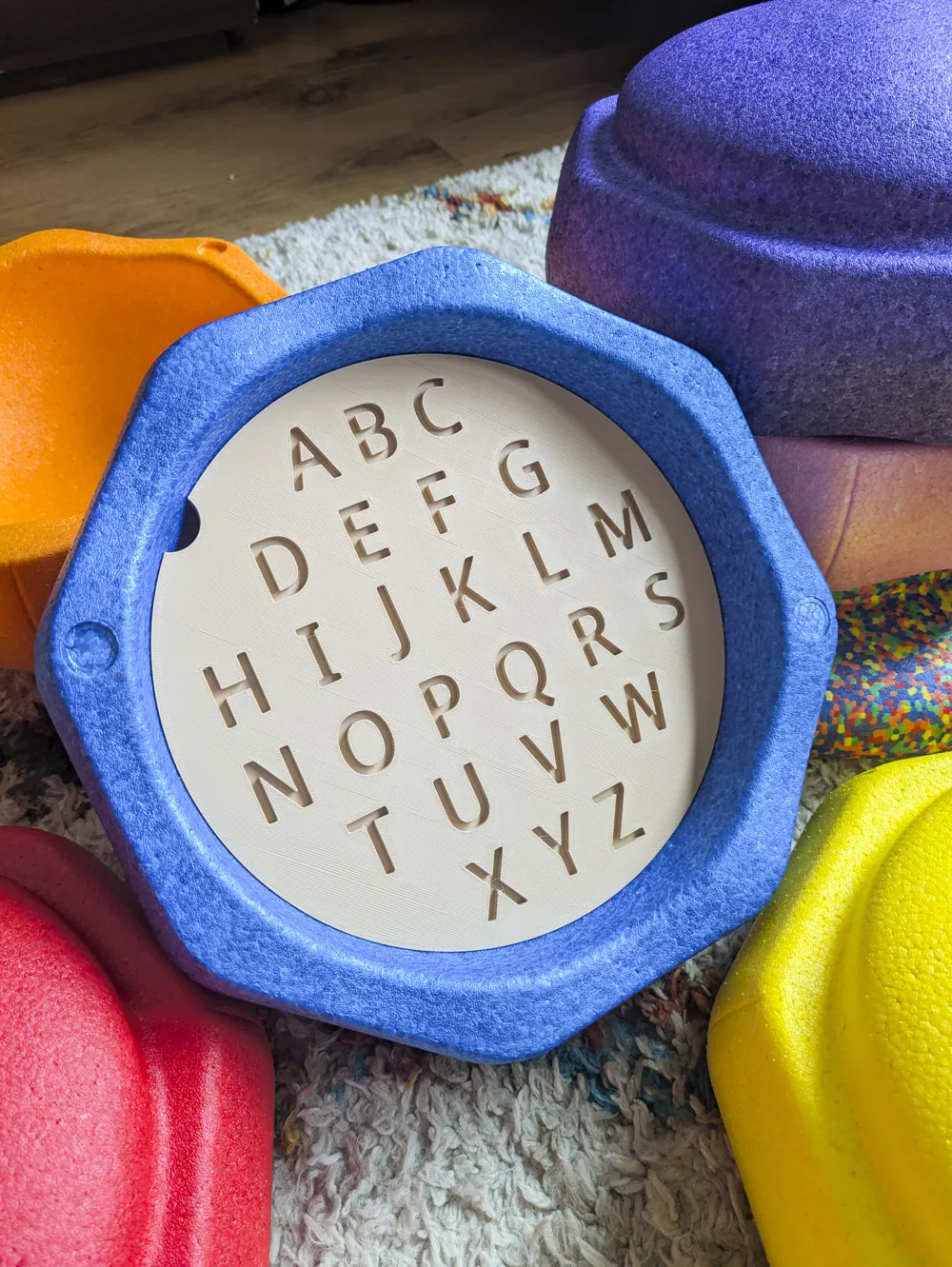 Alphabet puzzle insert stepping stones/Stapelstein by Domdoms MakerWorld: Download Free 3D Models