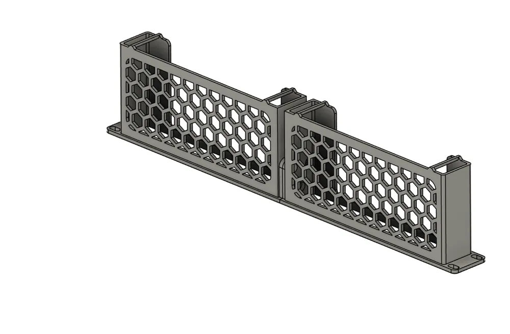 USW-Flex-2.5G-8-PoE 19-inch Modular Rack Mount by Mauker MakerWorld ...