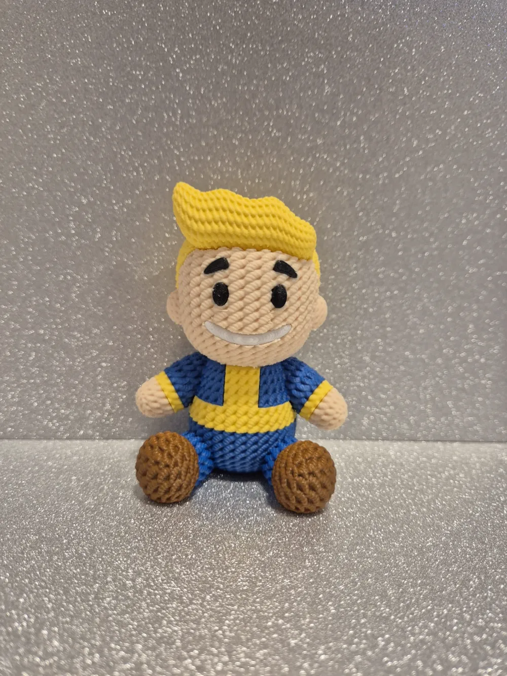 Crochet Fallout Vault-Tec Vault Boy by NaraaPrints - MakerWorld
