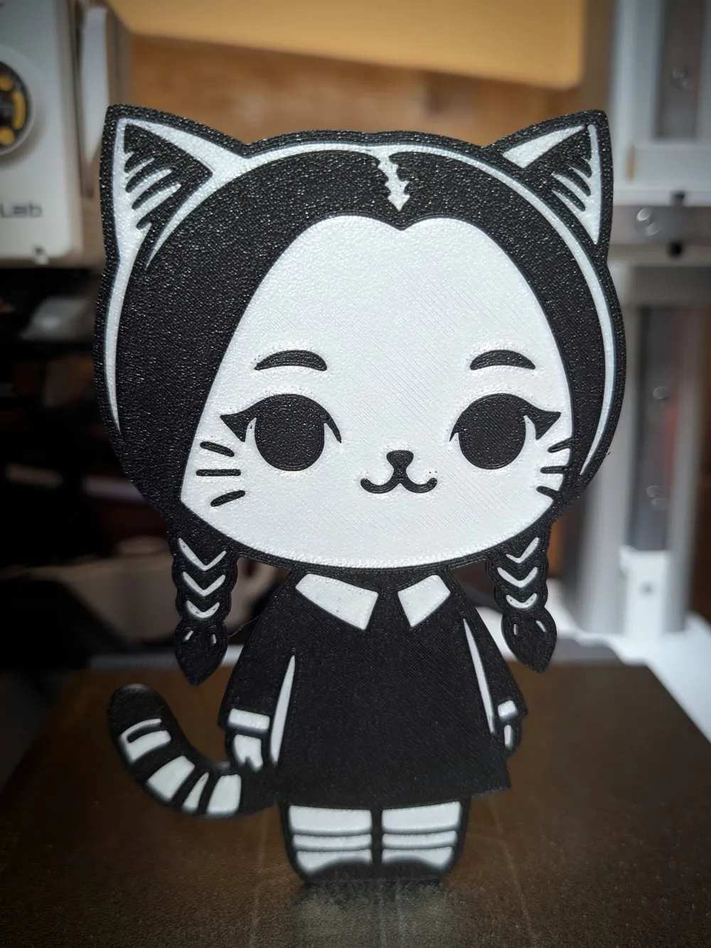 Wednesday Addams Cat by eclien MakerWorld: Download Free 3D Models