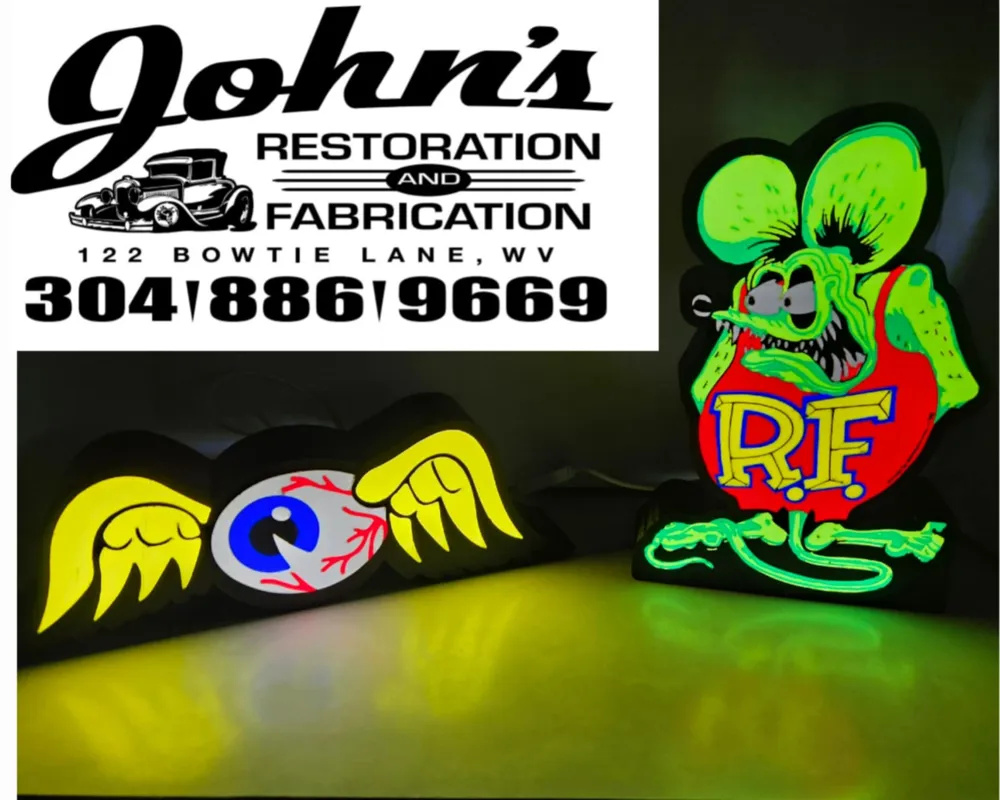 Rat Fink led lamp by johnsrestoandfab MakerWorld: Download Free 3D Models