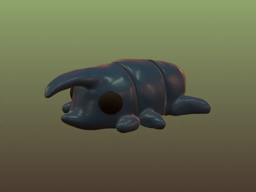 Mini Articulated Hercules Beetle - Free 3D Print Model - MakerWorld