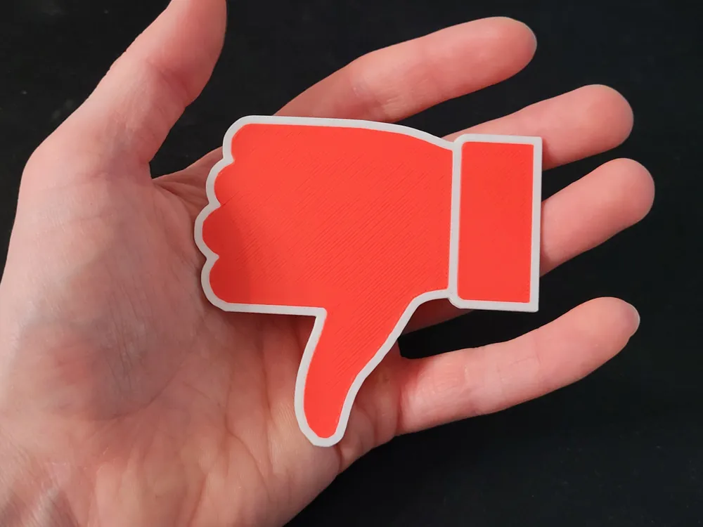 Like, dislike, heart - social media buttons by Tripo.yt - MakerWorld