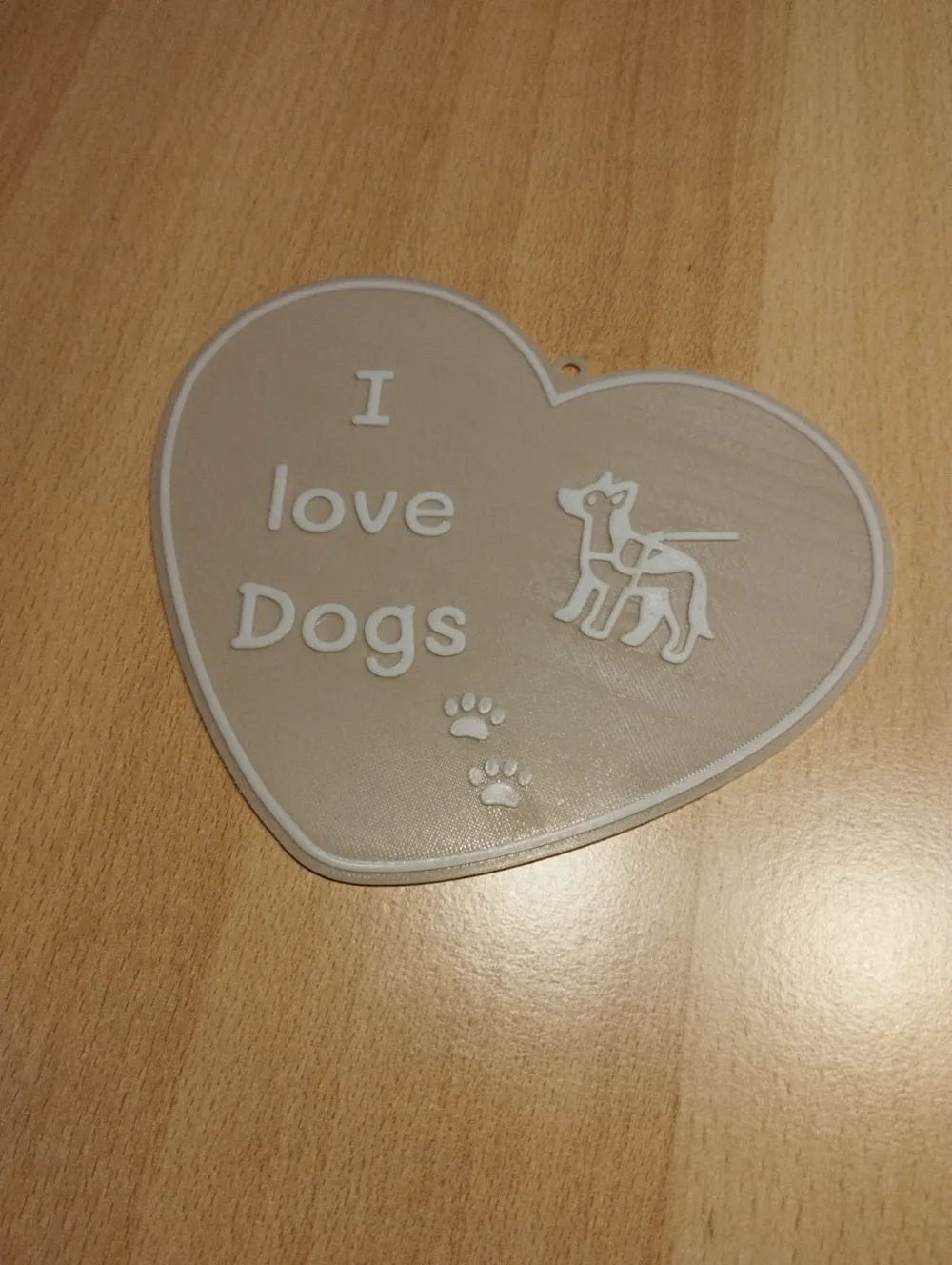 Schild Sign I Love Dogs by apropo - MakerWorld