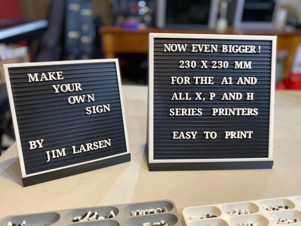 Large Custom Sign Board - Free 3D Print Model - MakerWorld
