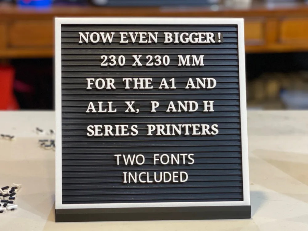 Large Custom Sign Board - Free 3D Print Model - MakerWorld
