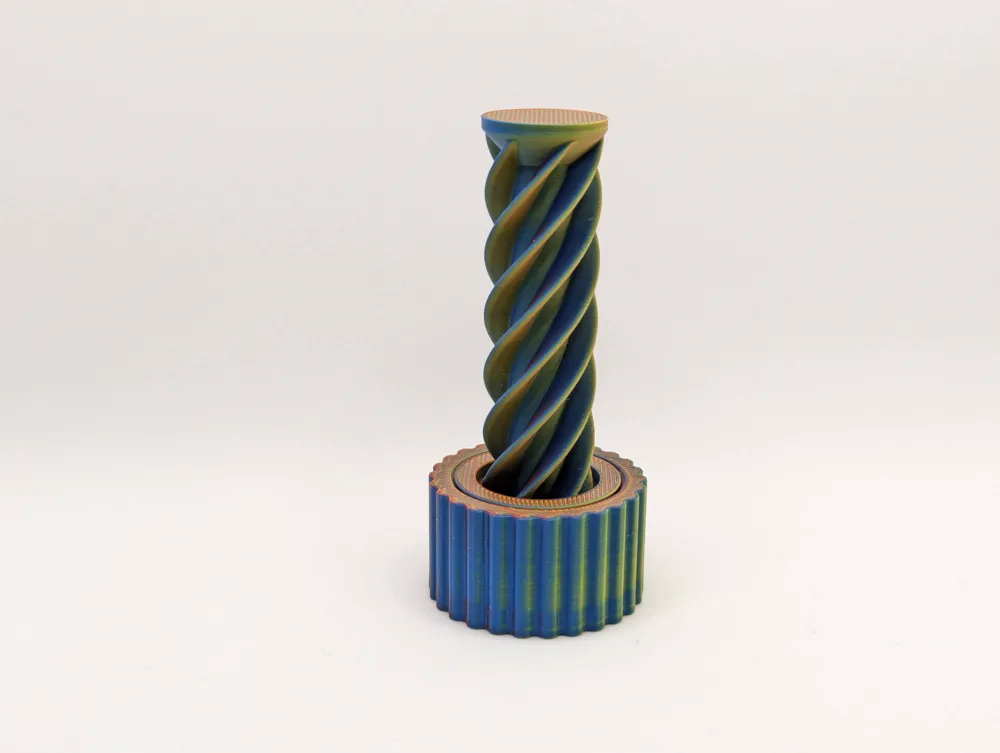 Spiral / Vortex with Spinning Ring Fidget Toy by Bazzlington - MakerWorld