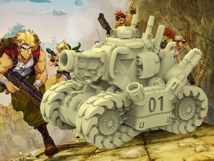Metal Slug SV-001 - Free 3D Print Model - MakerWorld