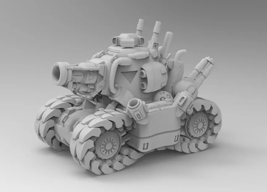 Metal Slug SV-001 - Free 3D Print Model - MakerWorld