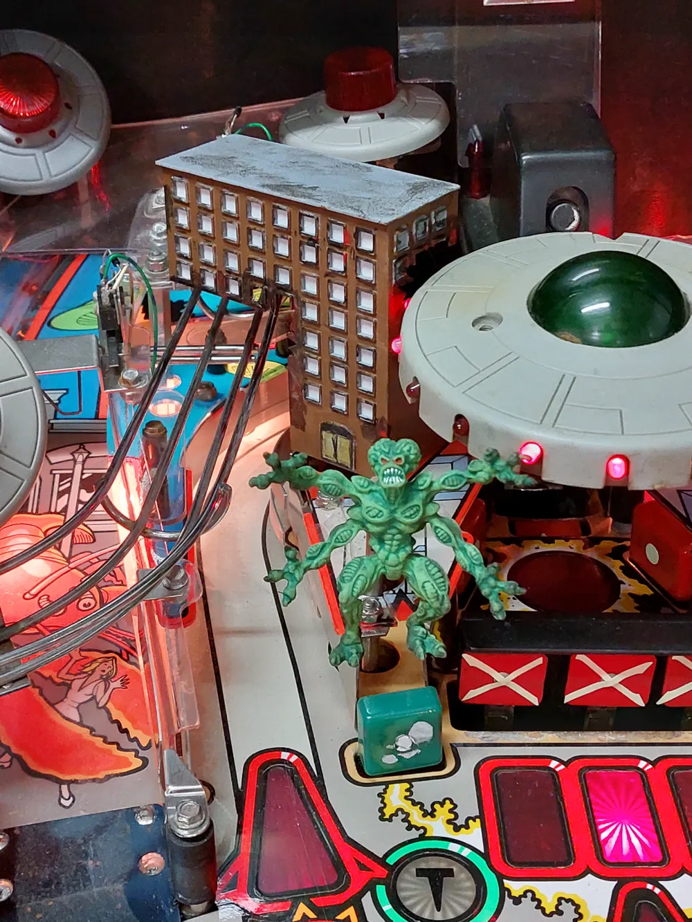 Attack from Mars pinball building for vuk - Free 3D Print Model ...