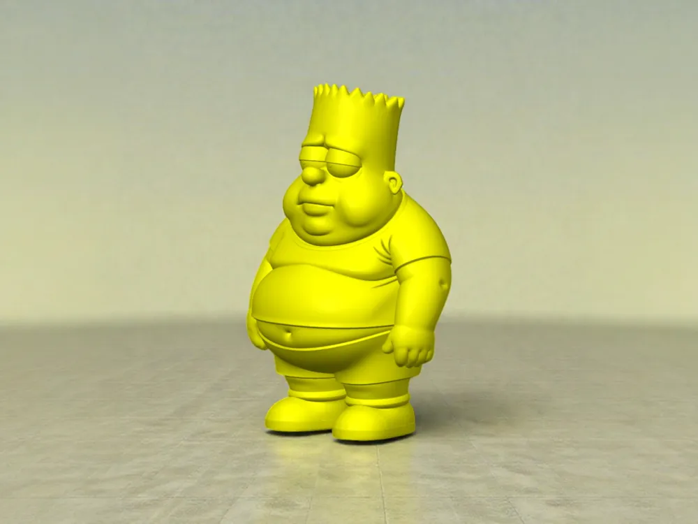 Chubby Bart Simpson - Free 3D Print Model - MakerWorld