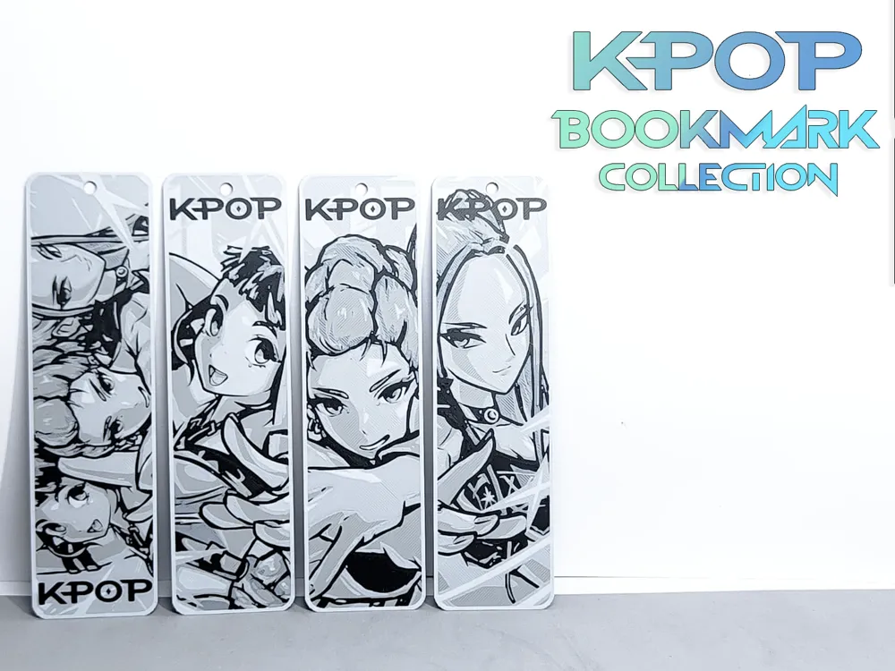 Inspired by K-pop Demon Hunter Netflix Bookmark - Free 3D Print Model ...