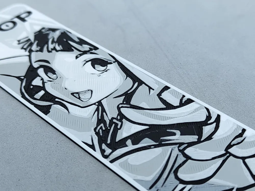 Inspired by K-pop Demon Hunter Netflix Bookmark - Free 3D Print Model ...