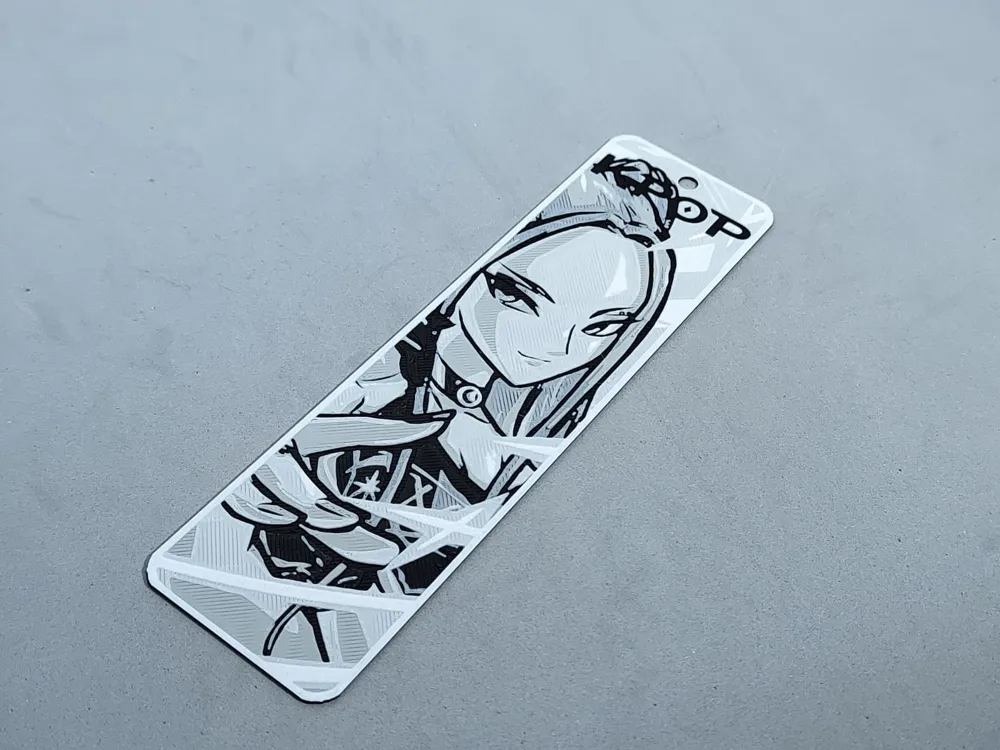Inspired by K-pop Demon Hunter Netflix Bookmark - Free 3D Print Model ...