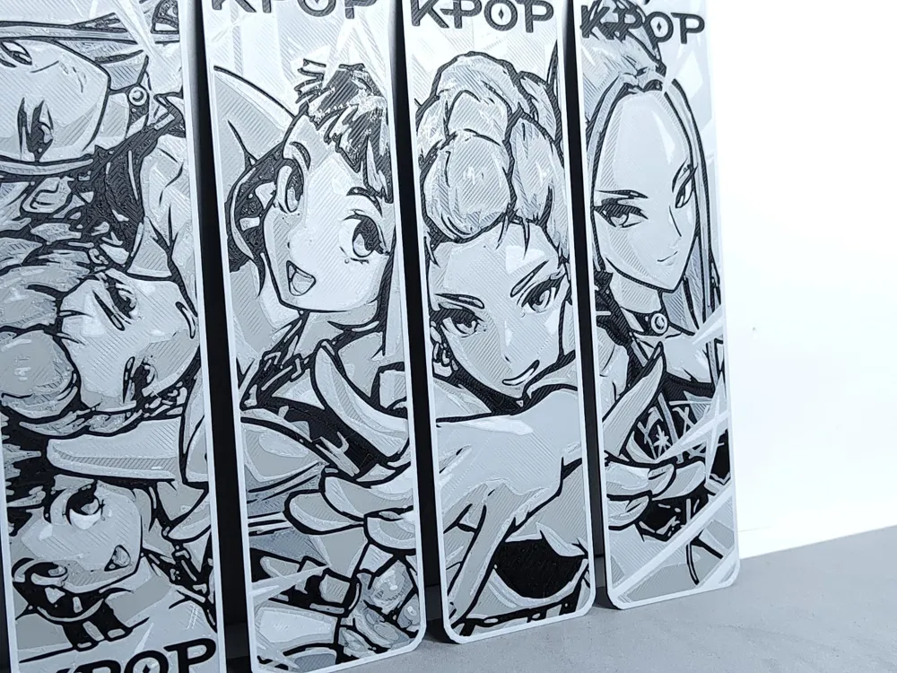 Inspired by K-pop Demon Hunter Netflix Bookmark - Free 3D Print Model ...