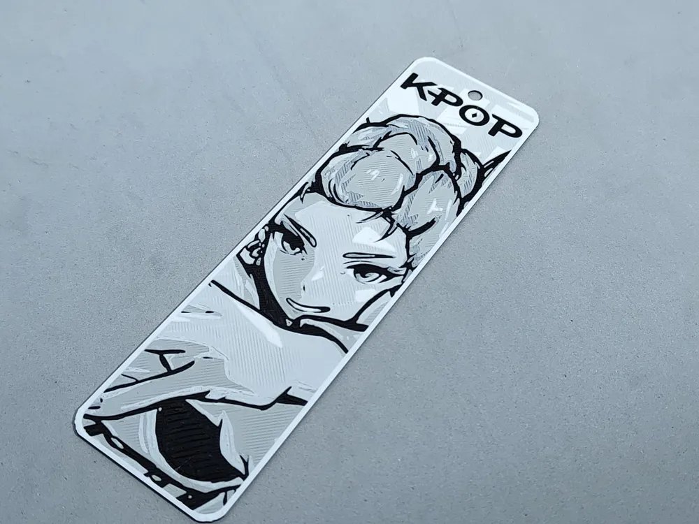 Inspired by K-pop Demon Hunter Netflix Bookmark - Free 3D Print Model ...