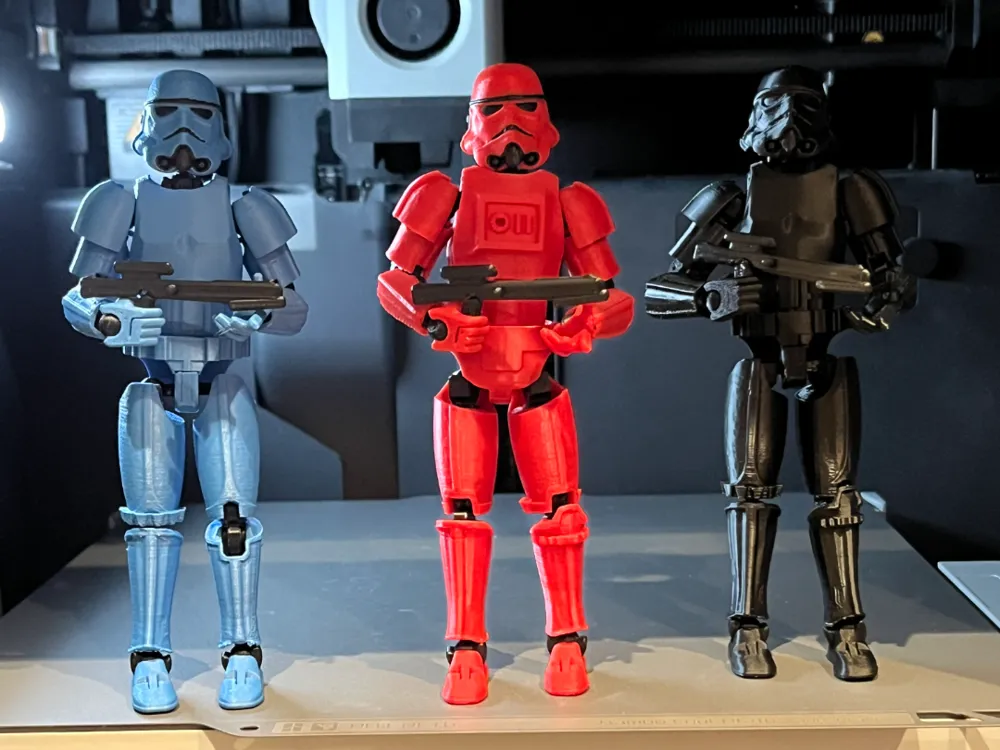 dummy 13 Stormtrooper on a kit card - Free 3D Print Model - MakerWorld