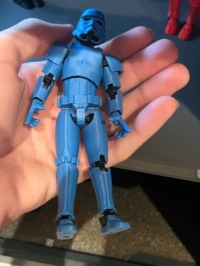 dummy 13 Stormtrooper on a kit card Remixed by Neptune MakerWorld ...