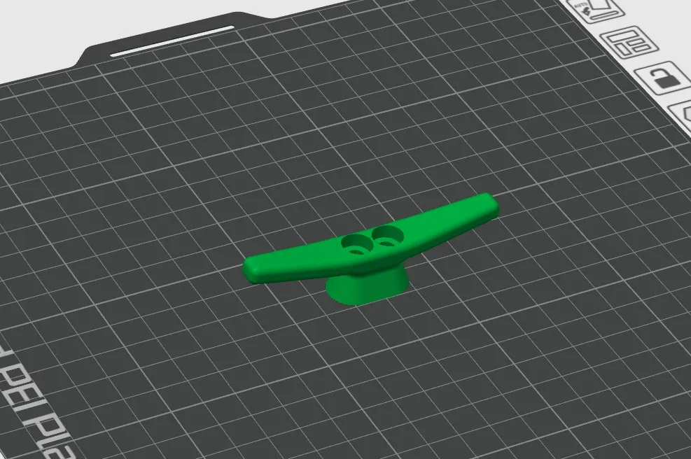 Rope Cleat - Free 3D Print Model - MakerWorld