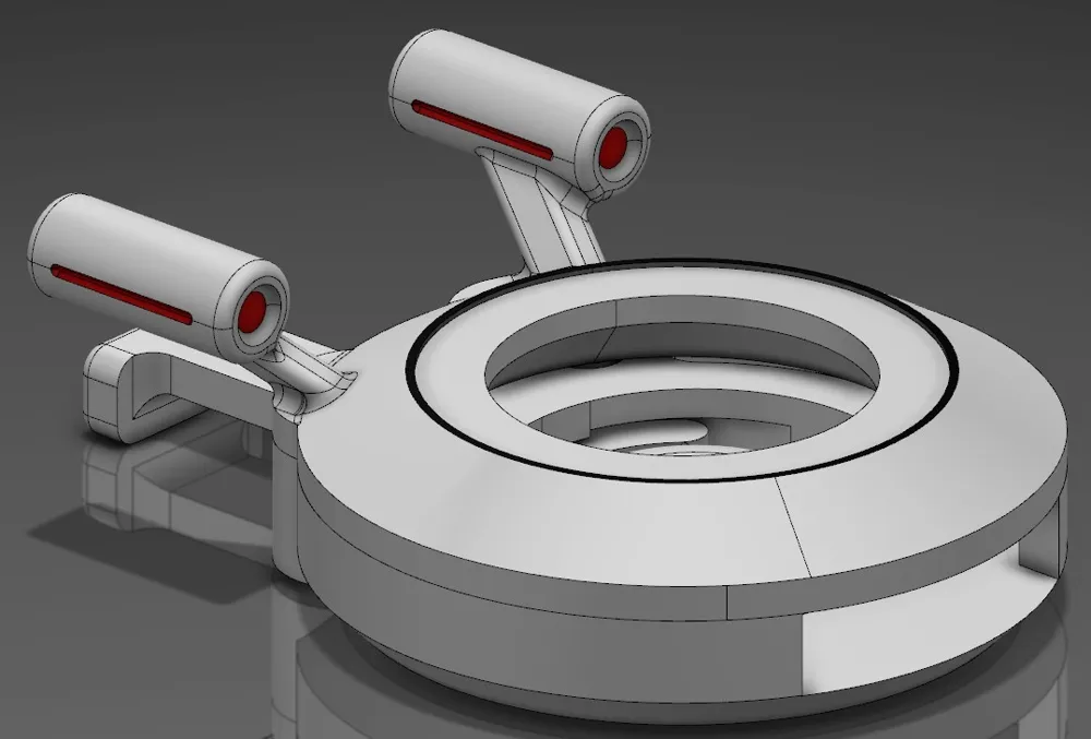 Mini USS Enterprise Disc Shooter Toy - Star Trek by HumbleBee ...