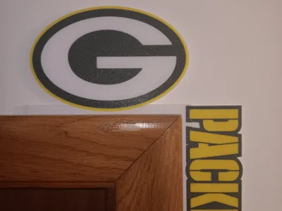 Green Bay Packers Desk Clock by Uncle Joeys Creations - MakerWorld